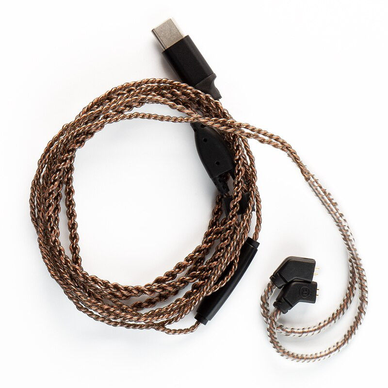 KBEAR 4 core silver plated copper cable with mic
