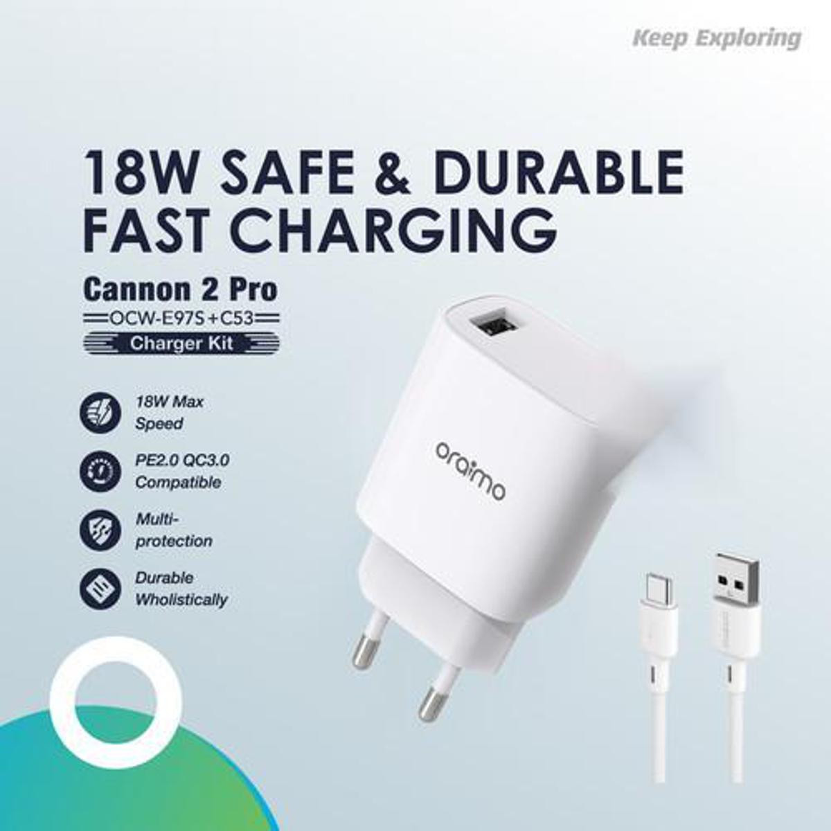 Oraimo OCW-153+E97S Canon 2 Pro Charger