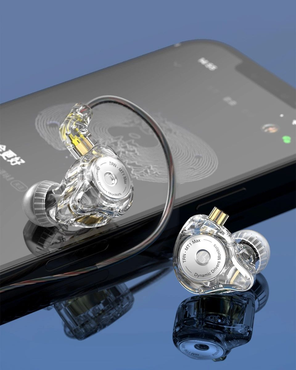 TRN MT1 MAX 10mm Dual Magnet Dynamic Driver Earphone