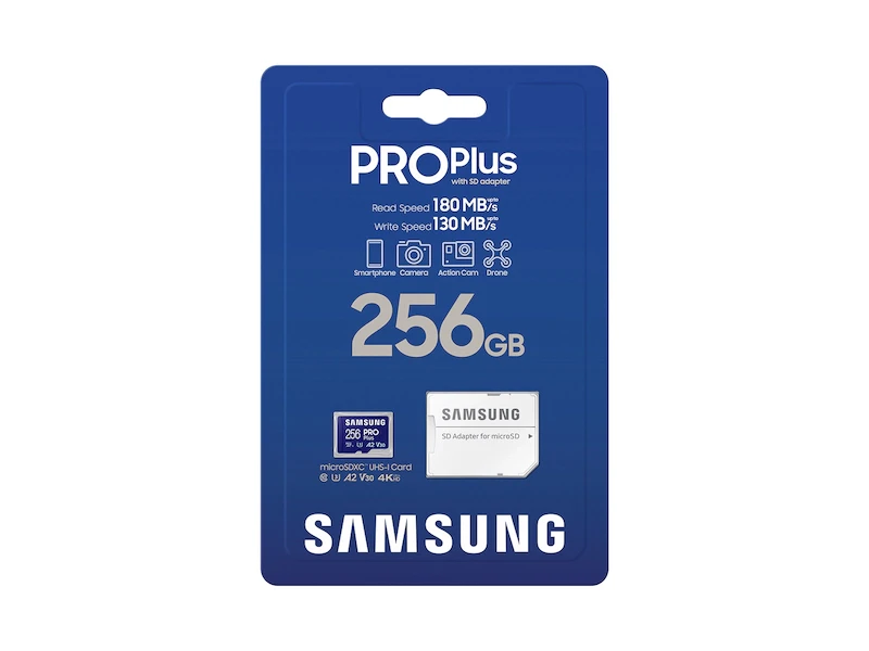 Samsung Pro Plus 256GB MicroSDXC Memory Card Bundle with Multi-slot ...